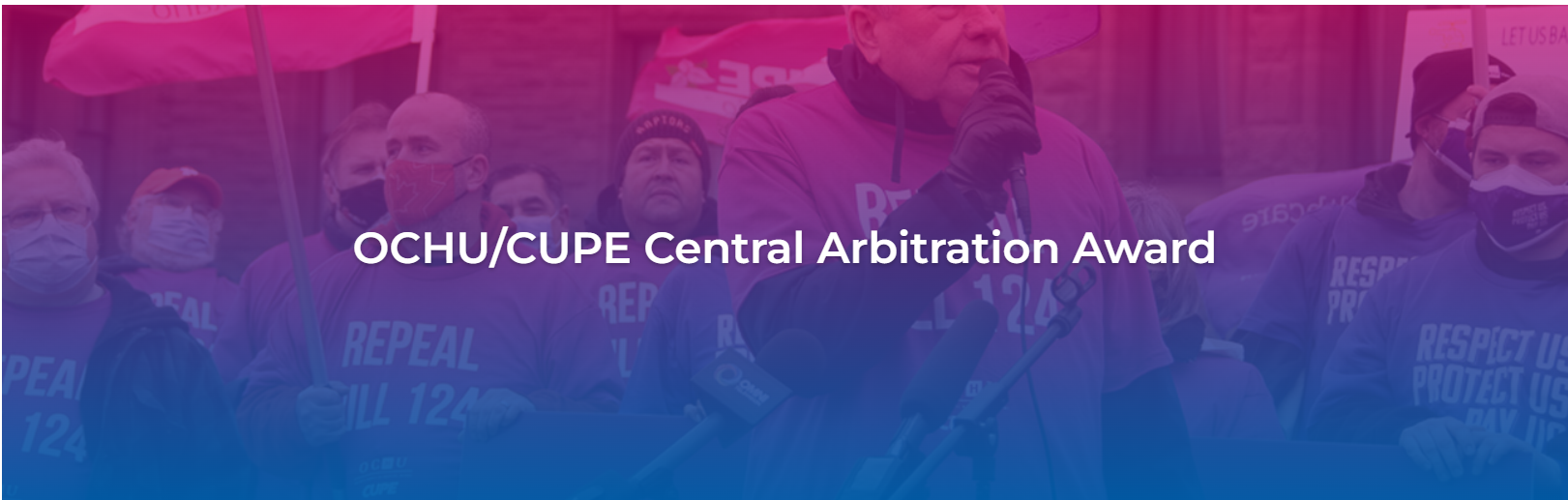 OCHU/CUPE Central Arbitration Award - CUPE 3651
